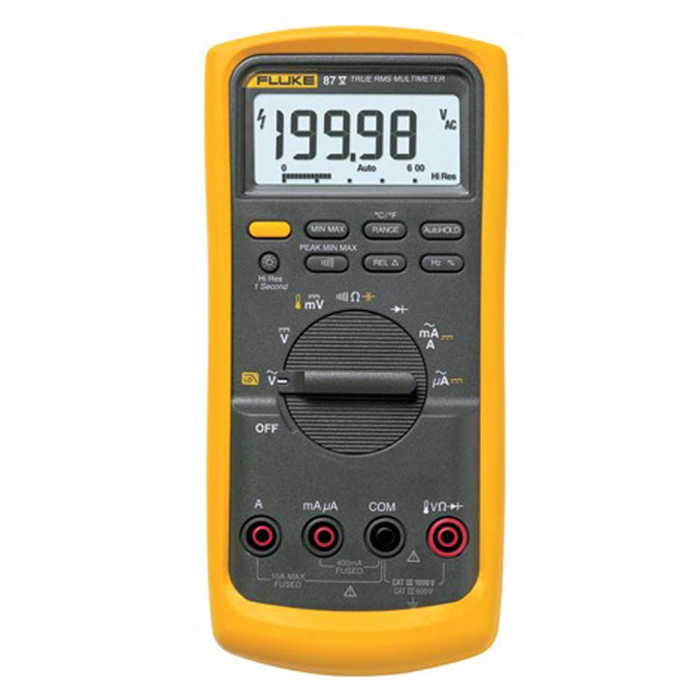 Multimetro Industrial TRUE RMS 87V FLUKE - ANT Ferramentas