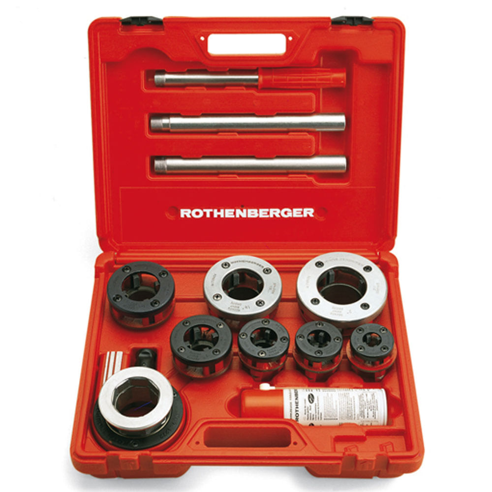 Jogo de Tarraxa 1/2 à 2" NPT Rothenberger - ANT Ferramentas